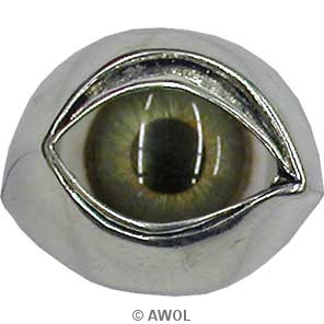 Jewelry Gifts :: Metal Eye Rings :: Plain Metal Hazel Eye Ring Made in ...