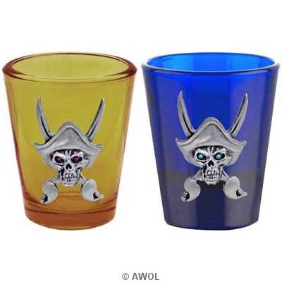 Shop by Categories :: Drinking Gifts :: Shot Glasses :: 1.5oz "Pirate ...